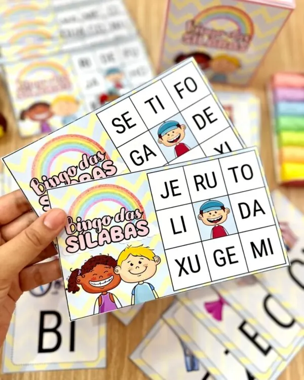 Bingo das Sílabas – Amo Alfabetizar