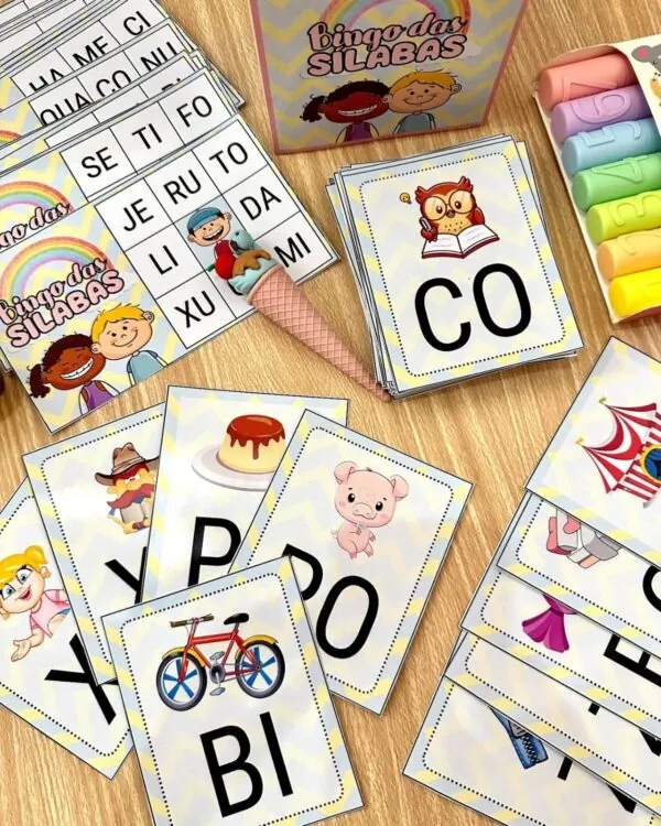 Bingo das Sílabas – Amo Alfabetizar